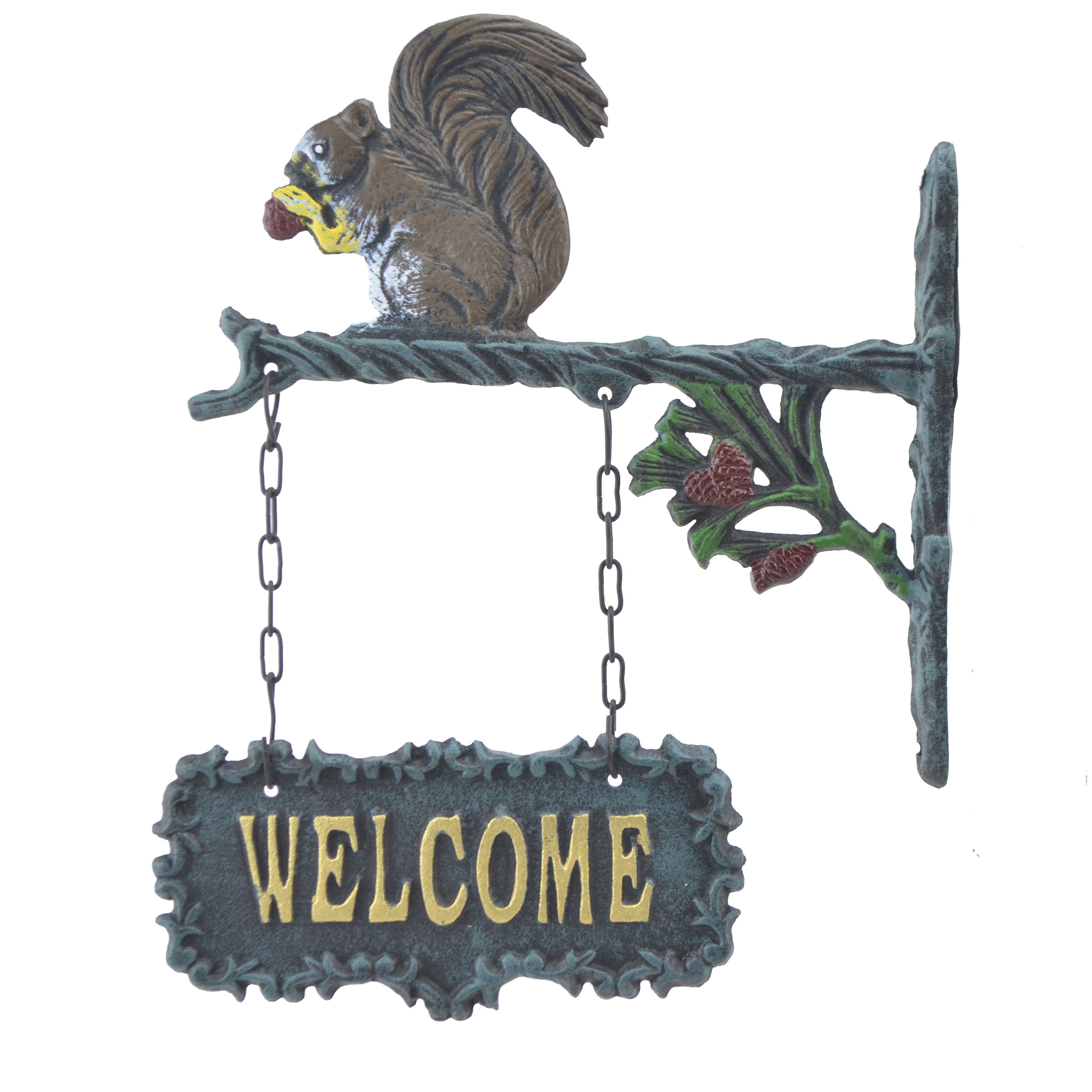 Squirrel Welcome Sign