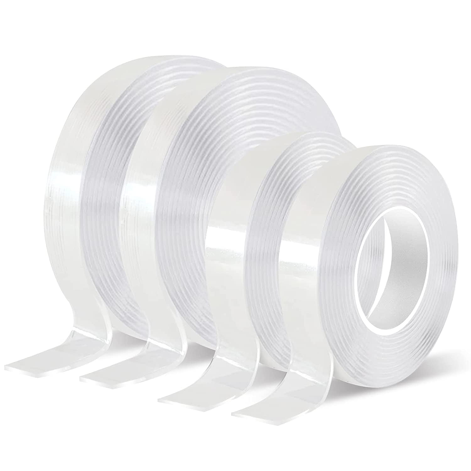 Double Sided Heavy Duty Mounting Adhesive Tape(4 Rolls, Total 40FT ...