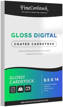Double-Sided Heavyweight Gloss Digital C2S Cardstock – Perfect for ...