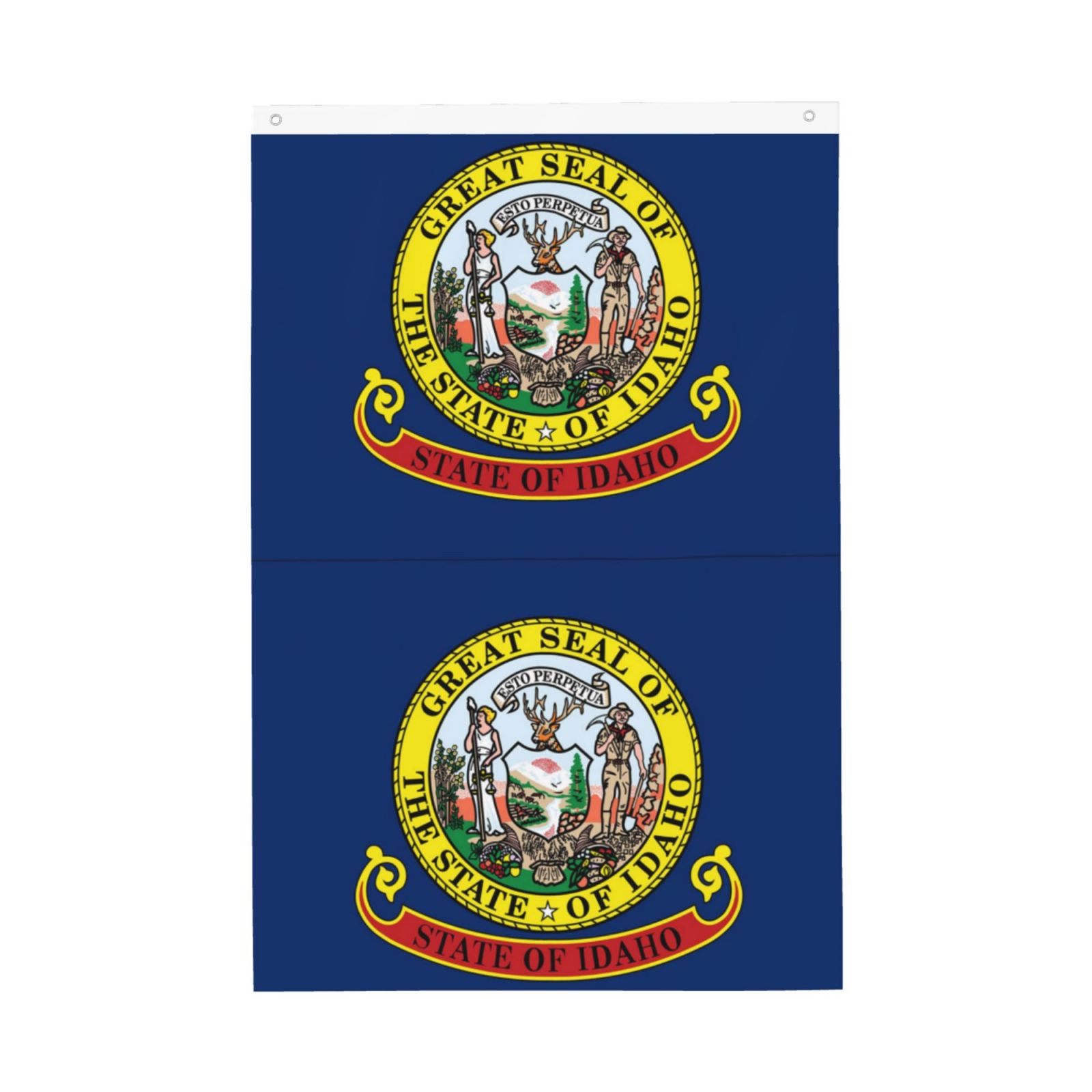 Double Sided House Flag Flag Of Idaho Garden Flag For Outside Room ...