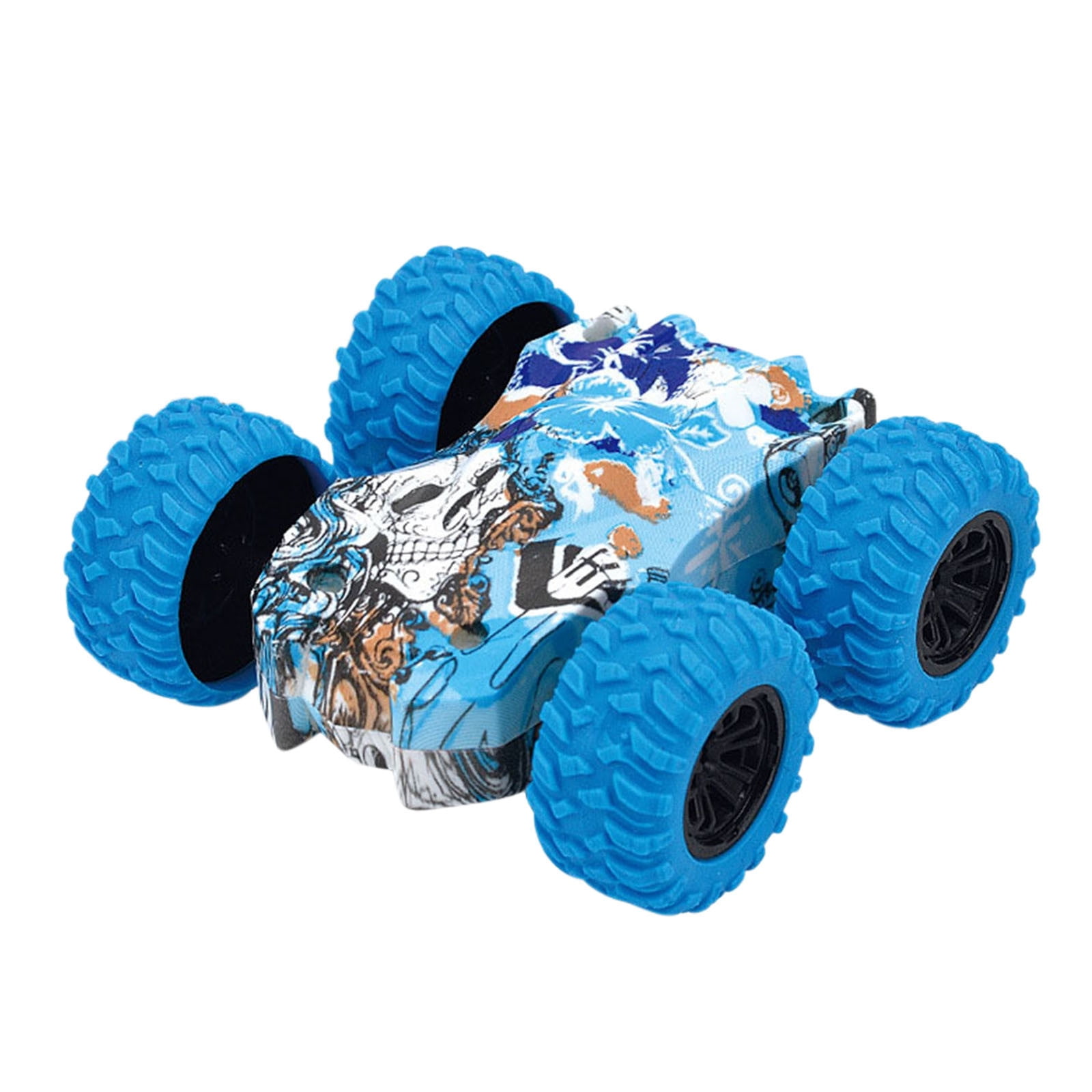 Double-Sided Inertial Climbing Flip Car - Stunt Graffiti Off-Road Toy ...