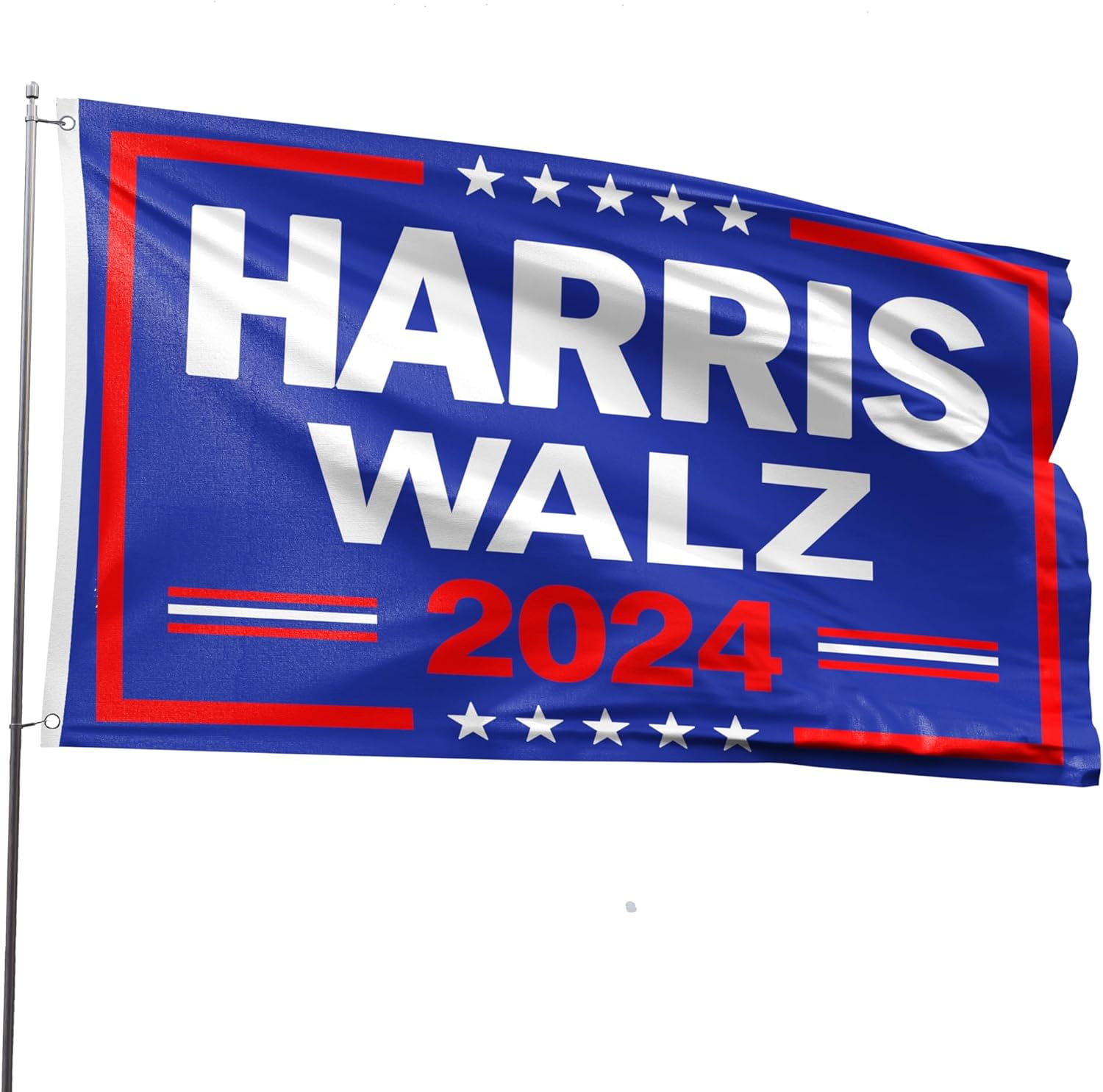 Double Sided Kamala Harris Tim Walz 2024 Flag Harris For President ...