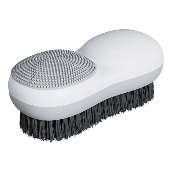 Double Sided Laundry Brush Soft Bristle Cleaning Tool for Shoes Clothes ...