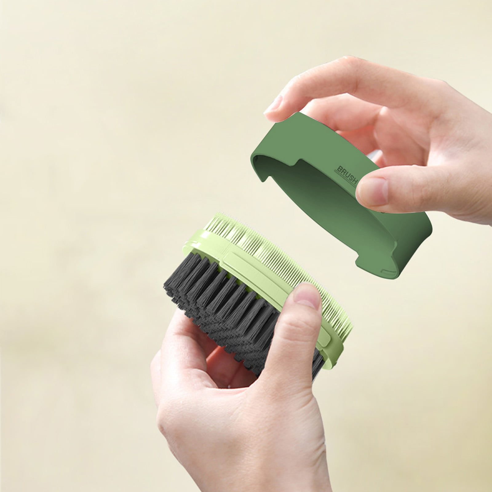 Double-Sided Laundry Brush | Soft & Hard Bristles for Clothes, Shoes ...