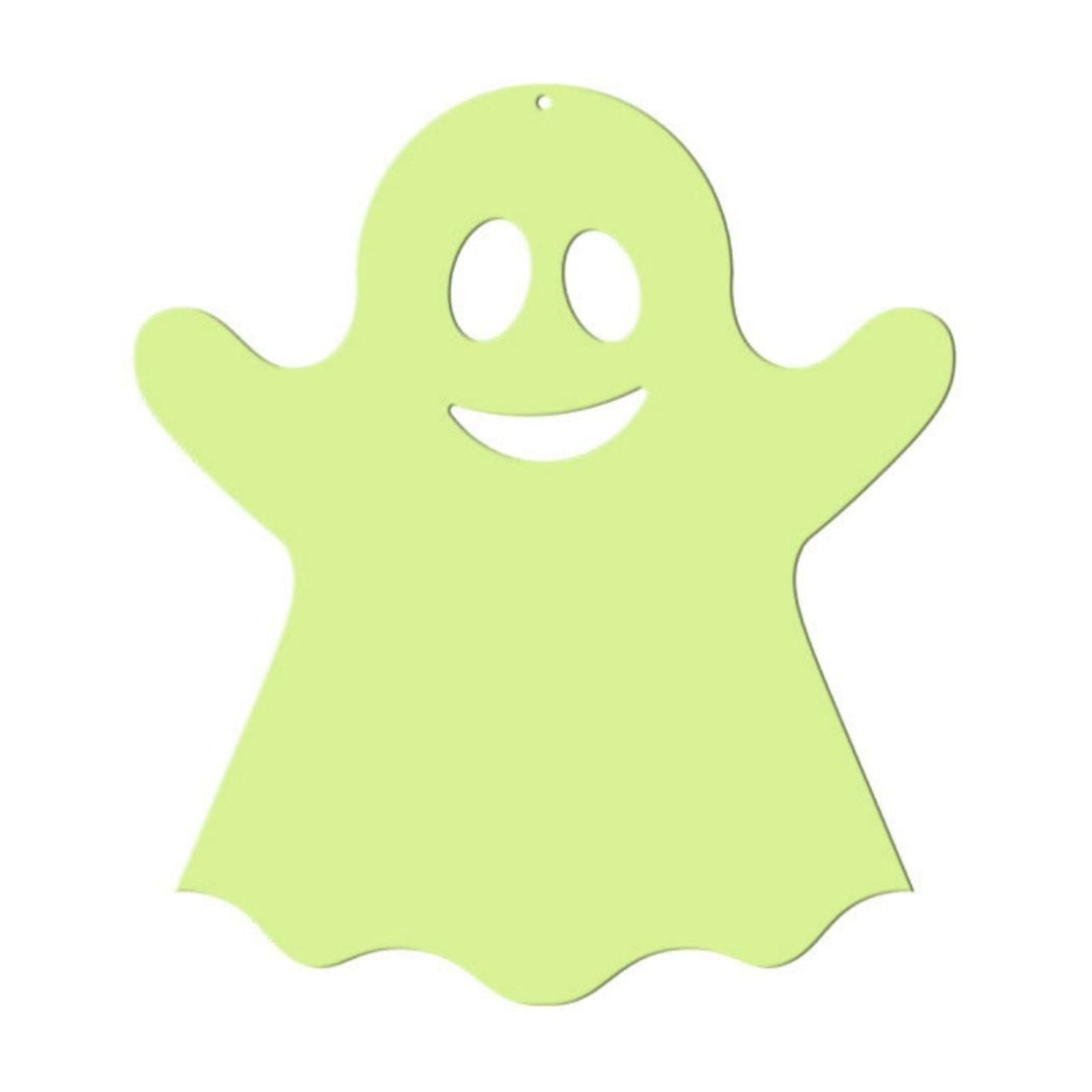 Double Sided Luminous Ghost Hanging Decoration for Halloween, Two Size ...