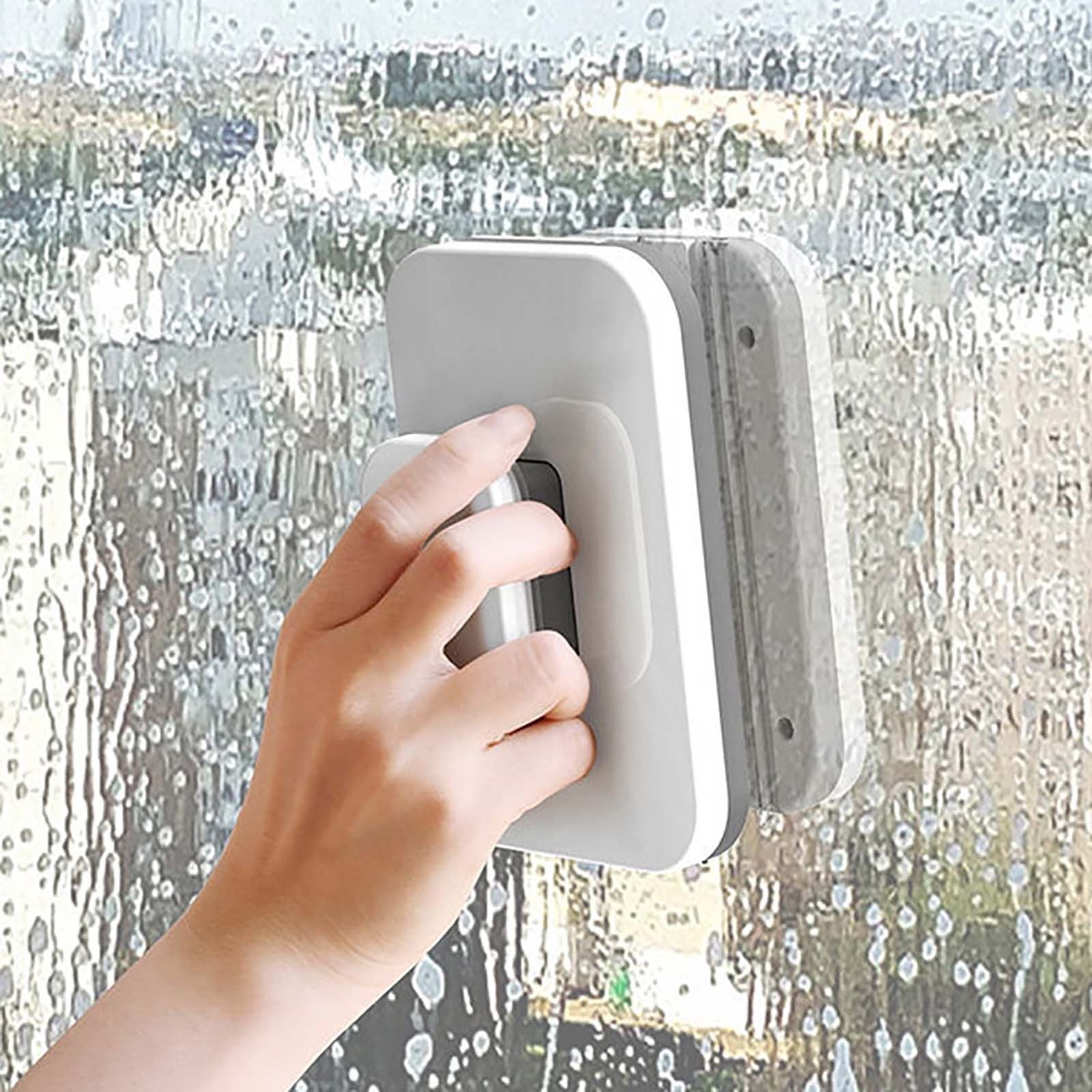 Double Sided Magnetic Glass Wiper - Ergonomic Window Cleaner with ...