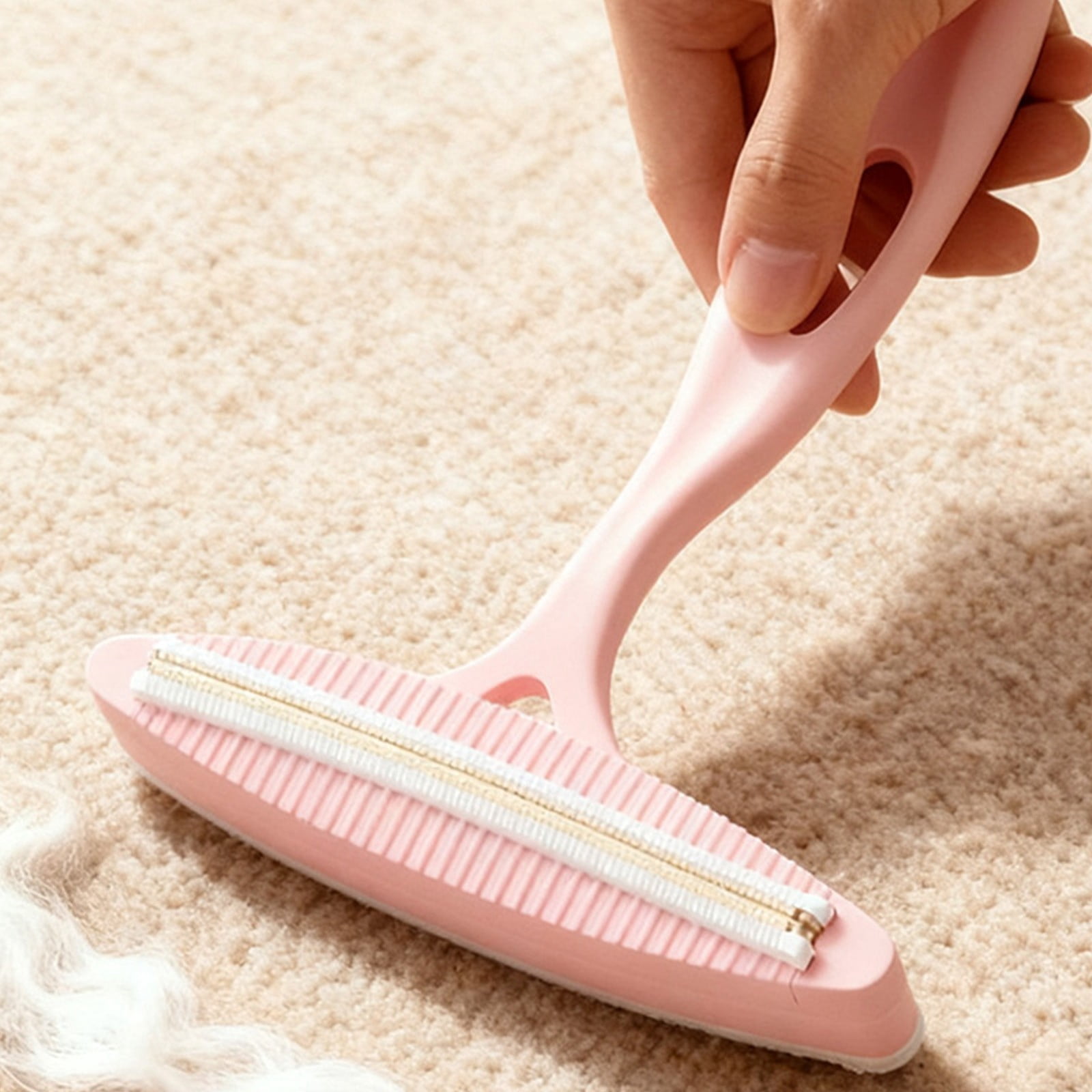 Double-Sided Manual Fabric Hair Remover Brush – Multi-Functional Lint ...