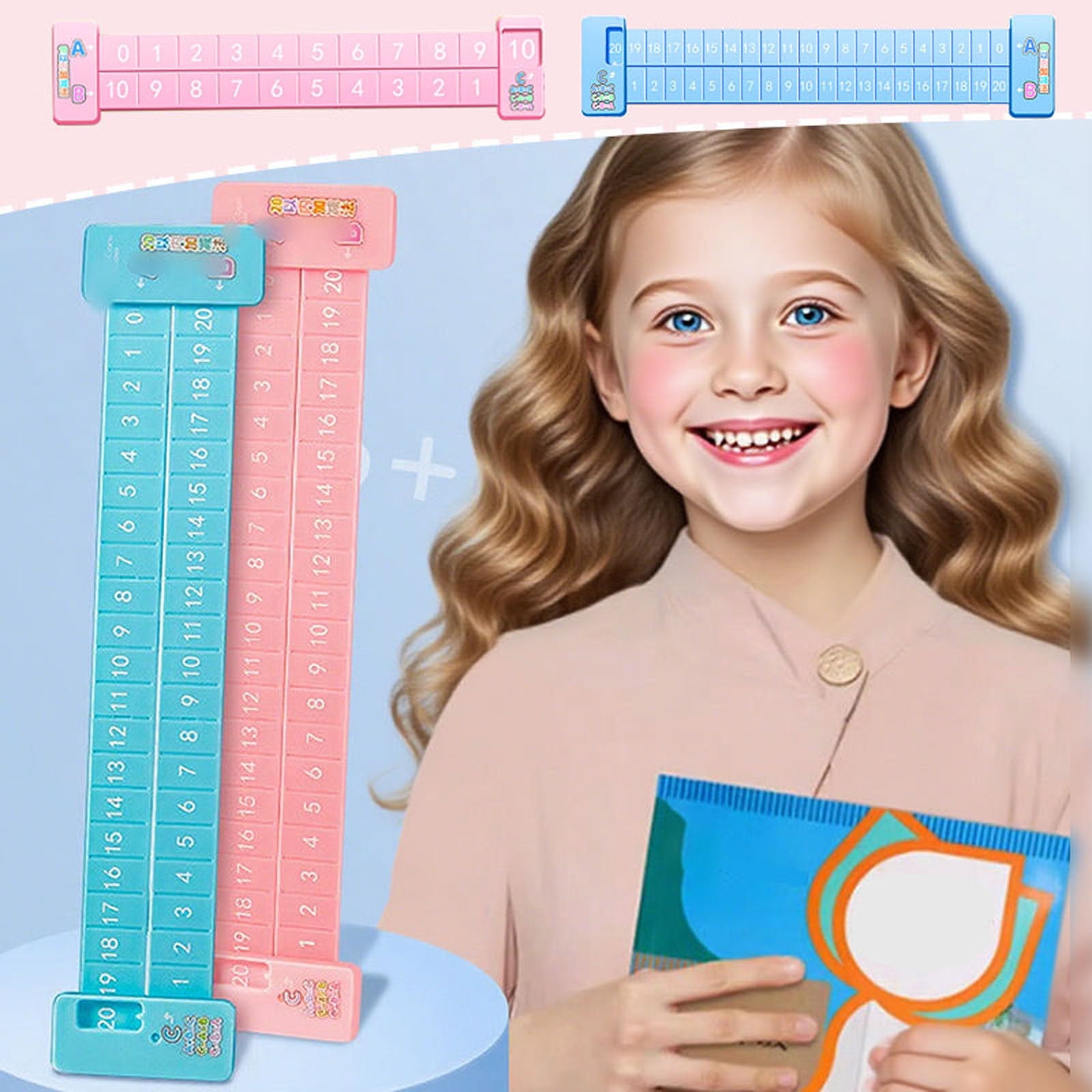 Double-Sided Math Decomposition Ruler | Addition & Subtraction Visual ...