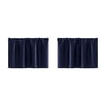 Double Sided Matte Rod Pocket Half Curtain, Waterproof Sunshade Door ...
