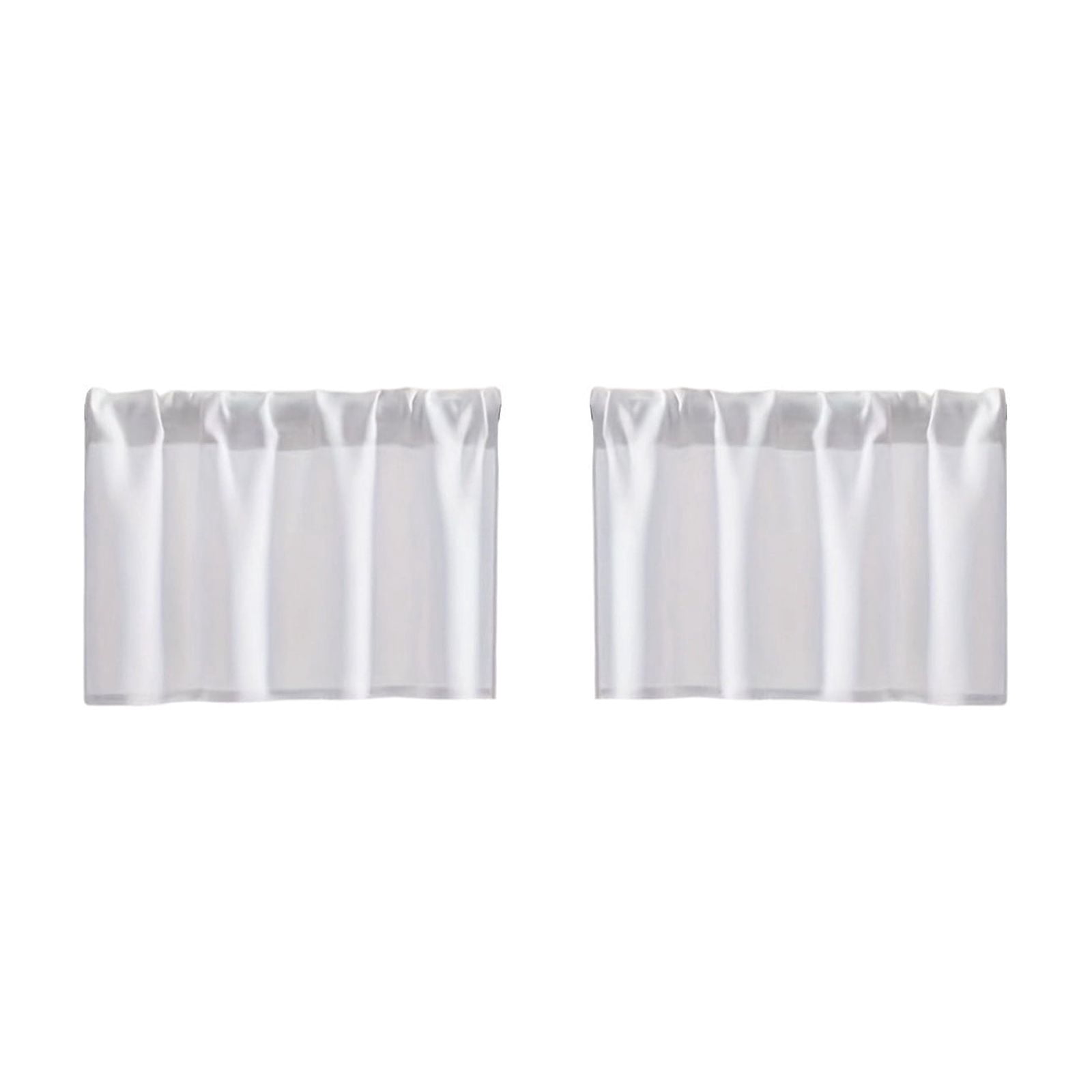 Double Sided Matte Rod Pocket Half Curtain, Waterproof Sunshade Door ...