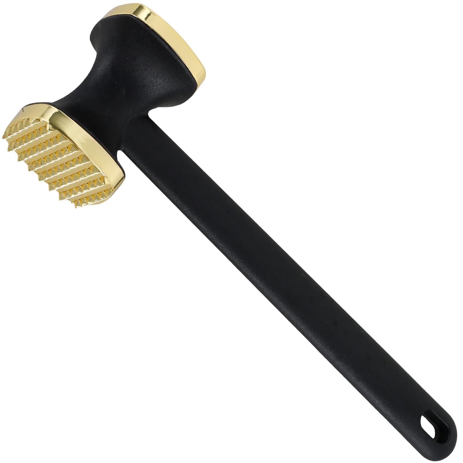 Double-Sided Meat Tenderizer Hammer - Heavy Duty Zinc Alloy Steak ...