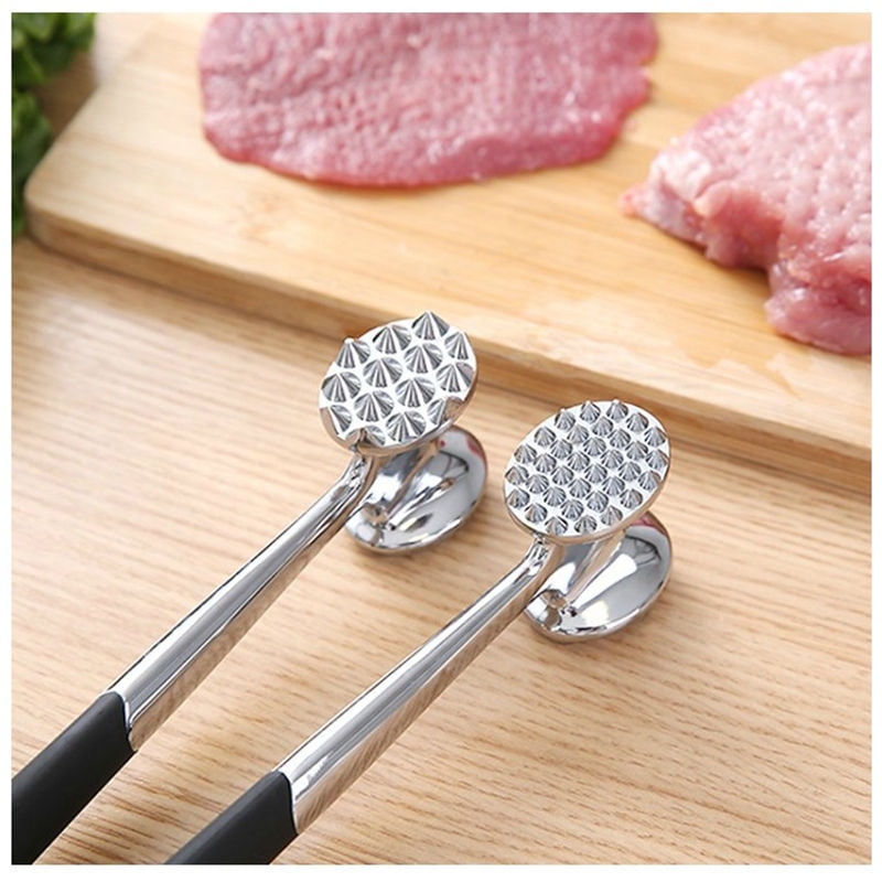 Double Sided Meat Tenderizer Meat Tenderizer Hammer Mallet Tool For