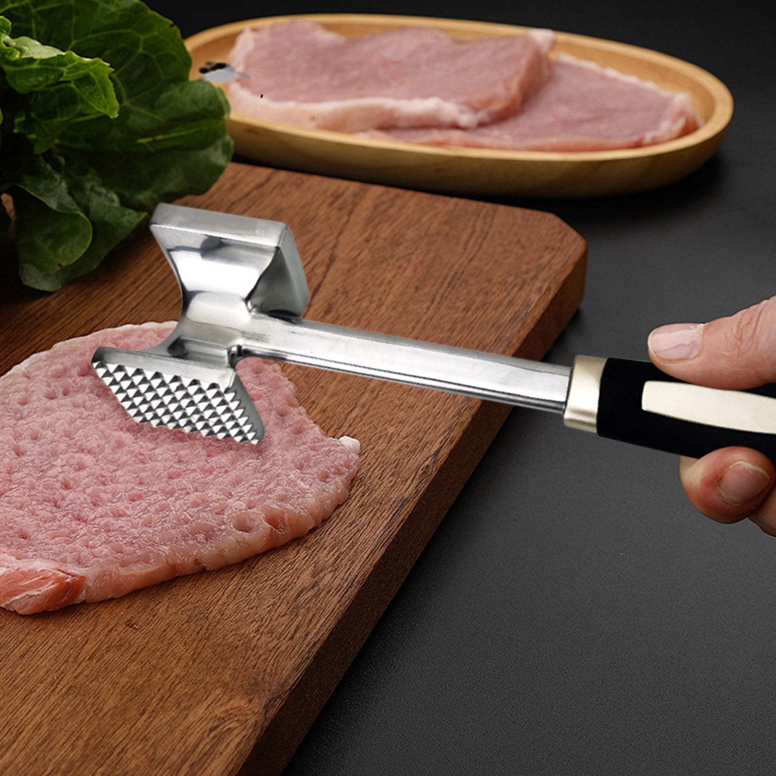 Double Sided Meat Tenderizer Tool | Aluminum Alloy Manual Kitchen ...