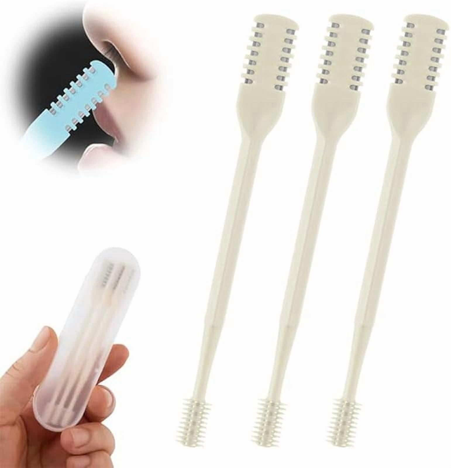 Double Sided Nose Hair Knife, 2-in-1 Nasal Hair Cutter, Nostril Hair ...