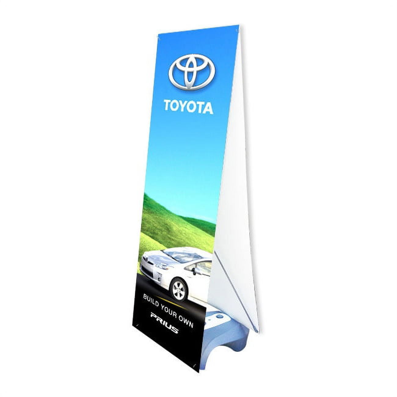 Double Sided Outdoor X Banner Stand Display Holder with Water Filled ...