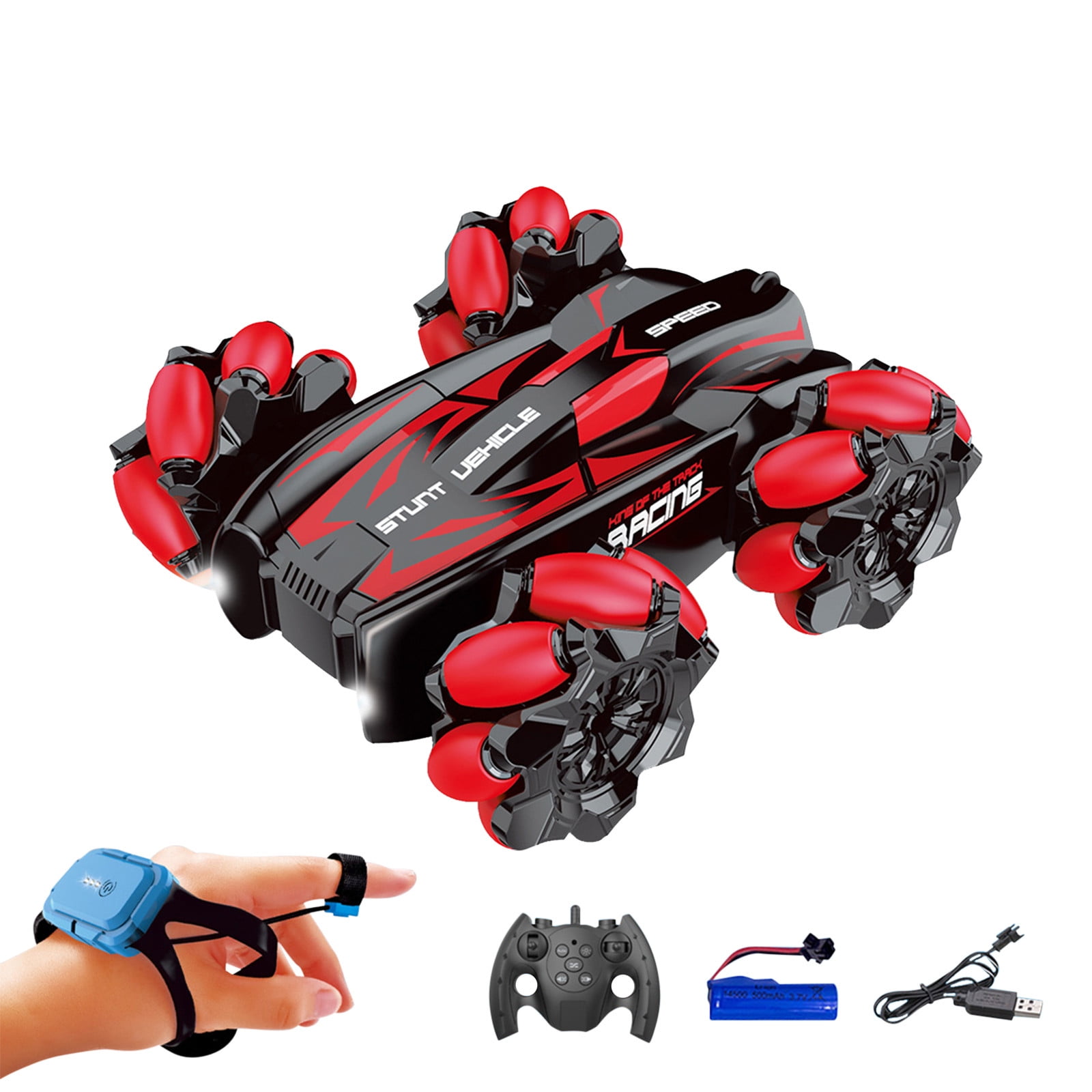 Cool Double-Sided RC Stunt Car, Remote Control Off-Road Drift ...