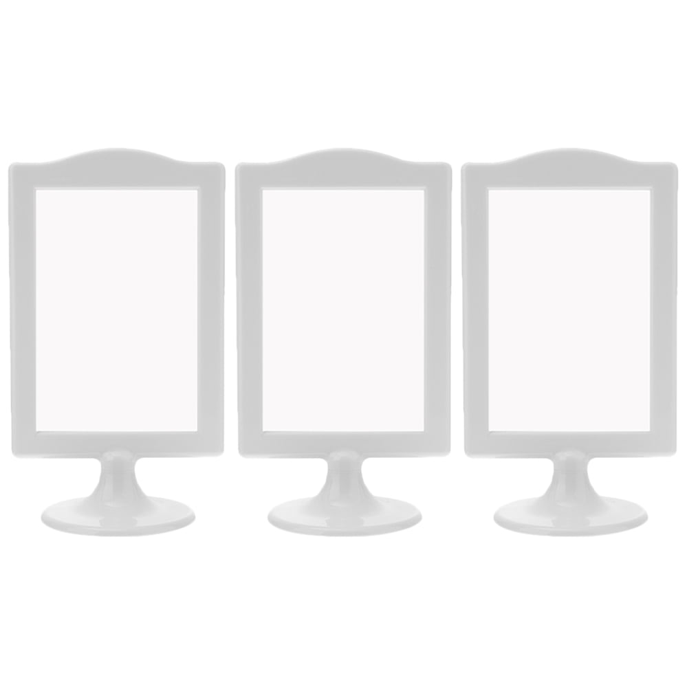 3pcs Vertical Double Sided Photo Frames for Desktop Decorative Picture ...