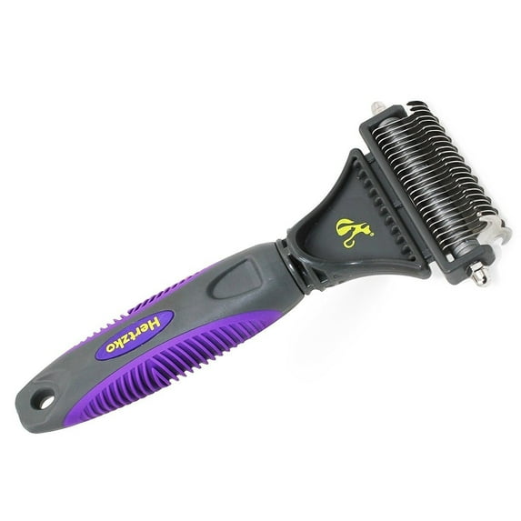 Double Sided Pet Dematting Comb / Rake by Hertzko - Walmart.com