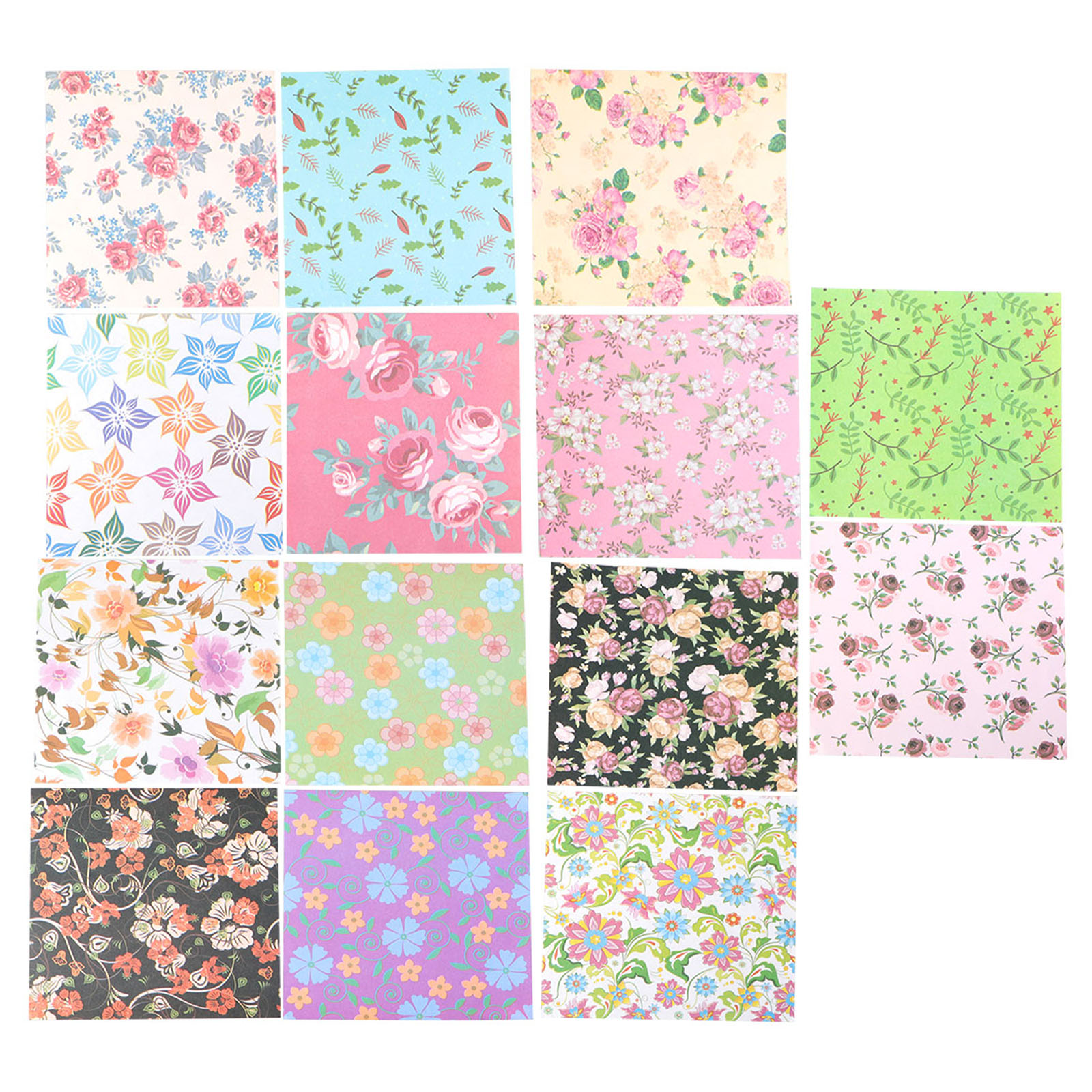 Double Sided Printed Origami DIY Paper Handicraft Kids Washi Folding ...