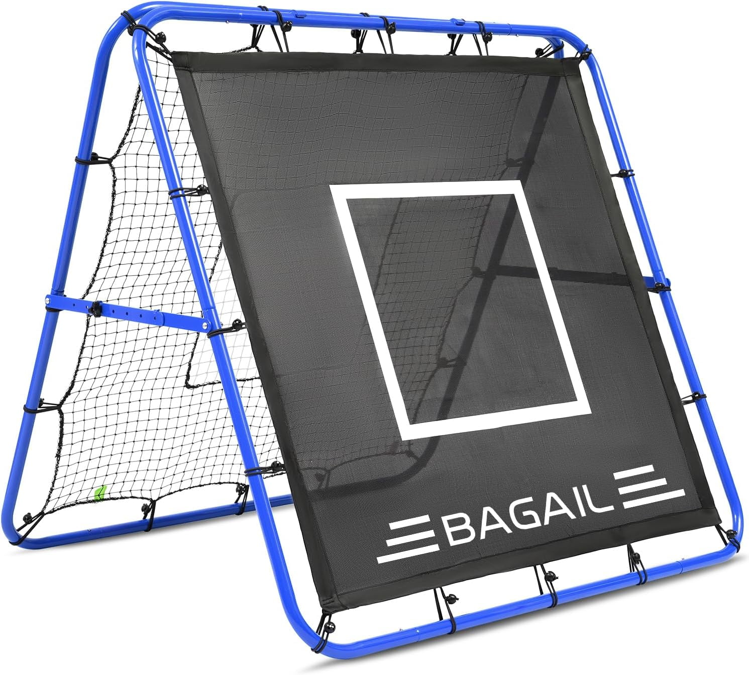 Double Sided Rebounder Net - 4 x 4 Ft Soccer, Baseball & Softball Pitch ...