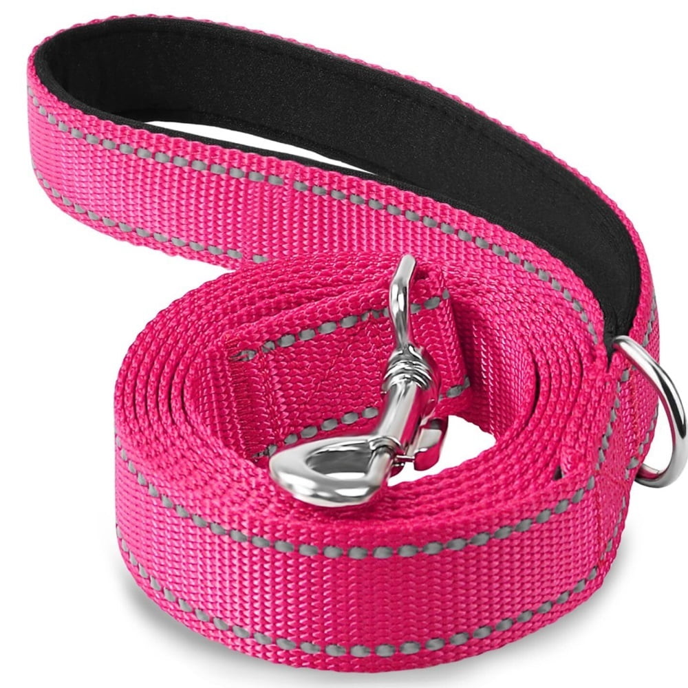 Double-Sided Reflective Dog Leash, 6 FT/5 FT/4 FT, Padded Handle Nylon ...