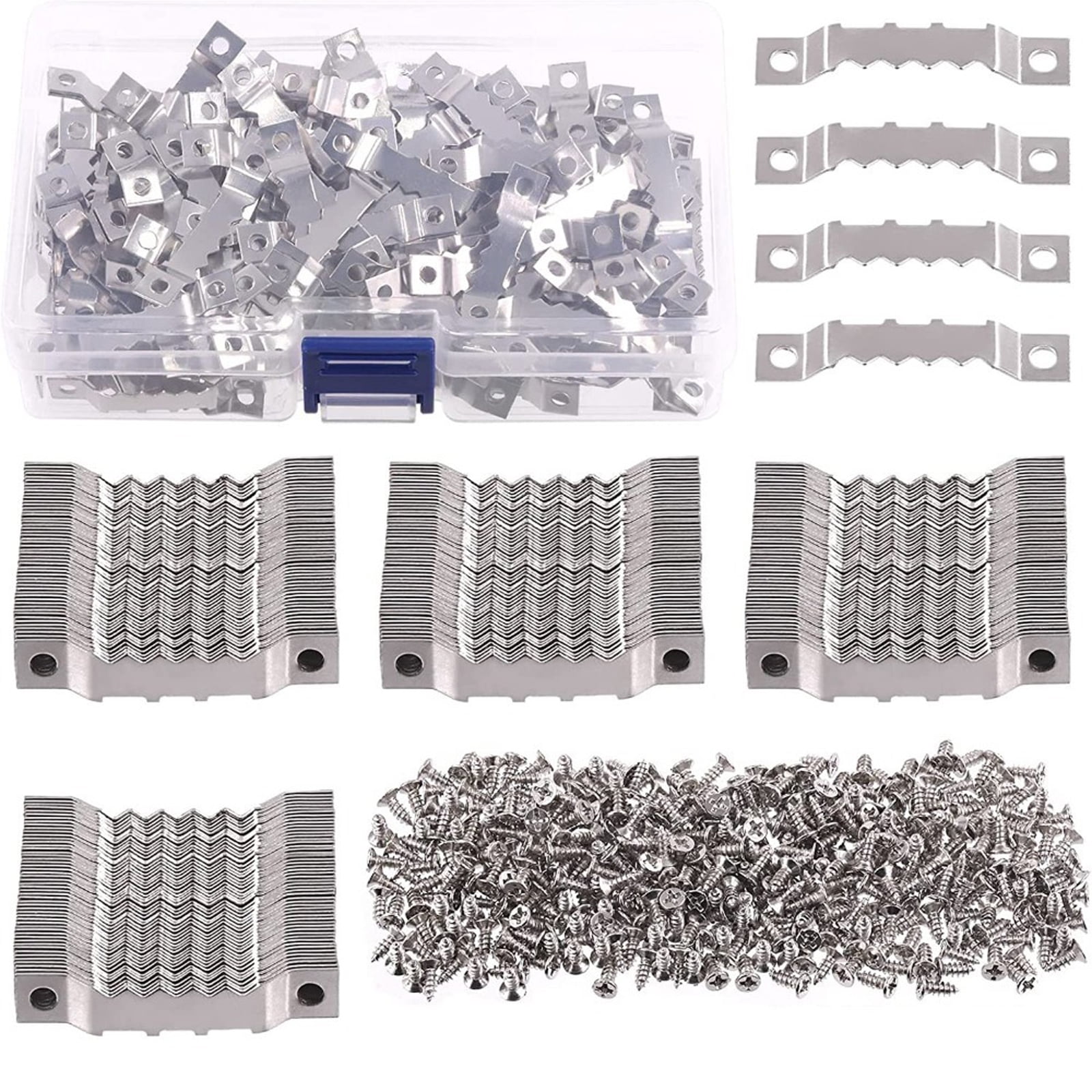 Double Sided Sawtooth Head Screw Combination Strip Frame Hanging Hook ...