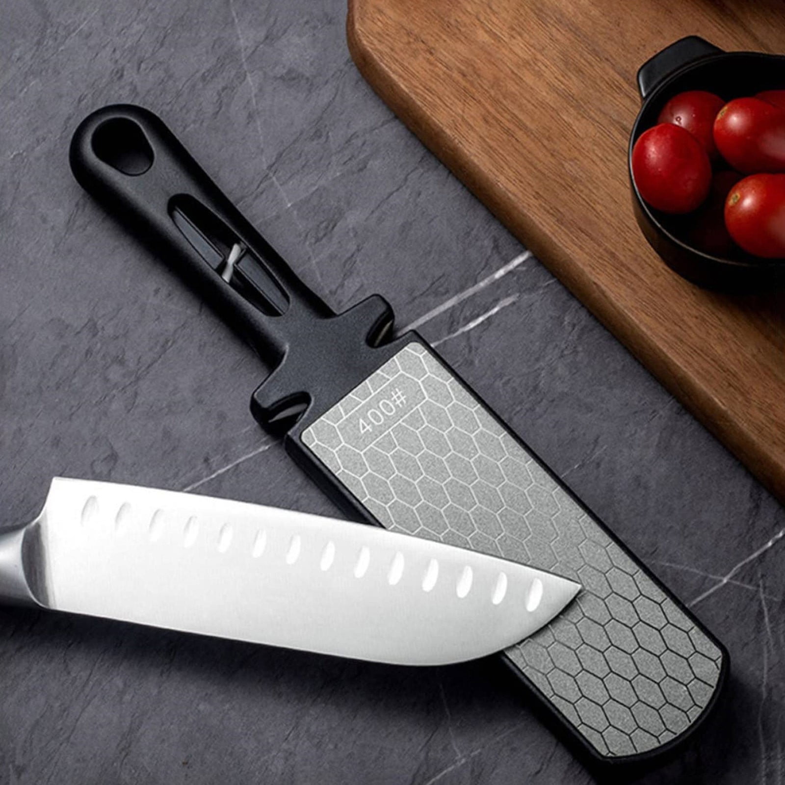 Double-Sided Sharpener for Kitchen Knives and Scissors - Fast ...