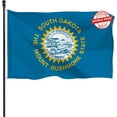 Double Sided South Dakota State Flag Deluxe Polyester Heavy Duty SD ...