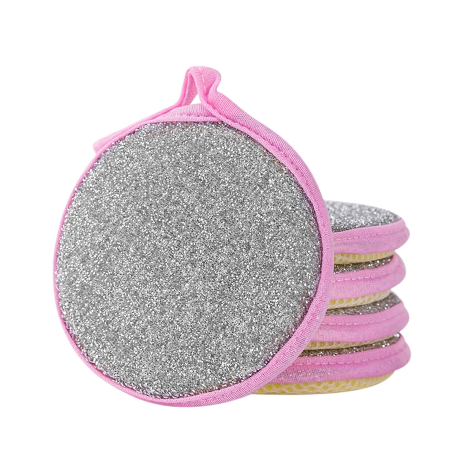 Double-Sided Sponge Dish Scrubber | Soft & Scouring Sides for Pots Pans ...