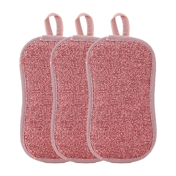 Double Sided Sponge Kitchen Cleaning Towel Strong Water Absorption ...