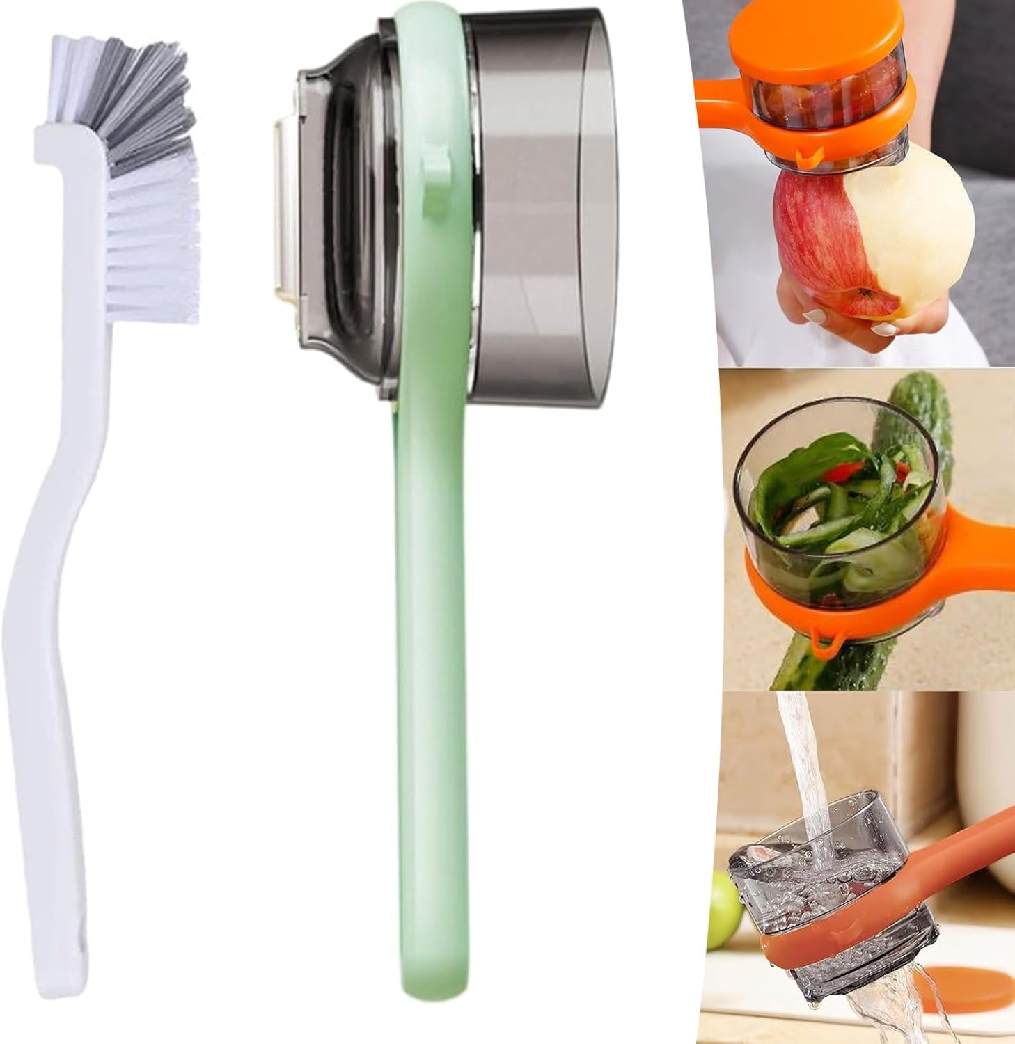 Double-Sided Stainless Steel Blade Peeling Knife with Storage Box ...