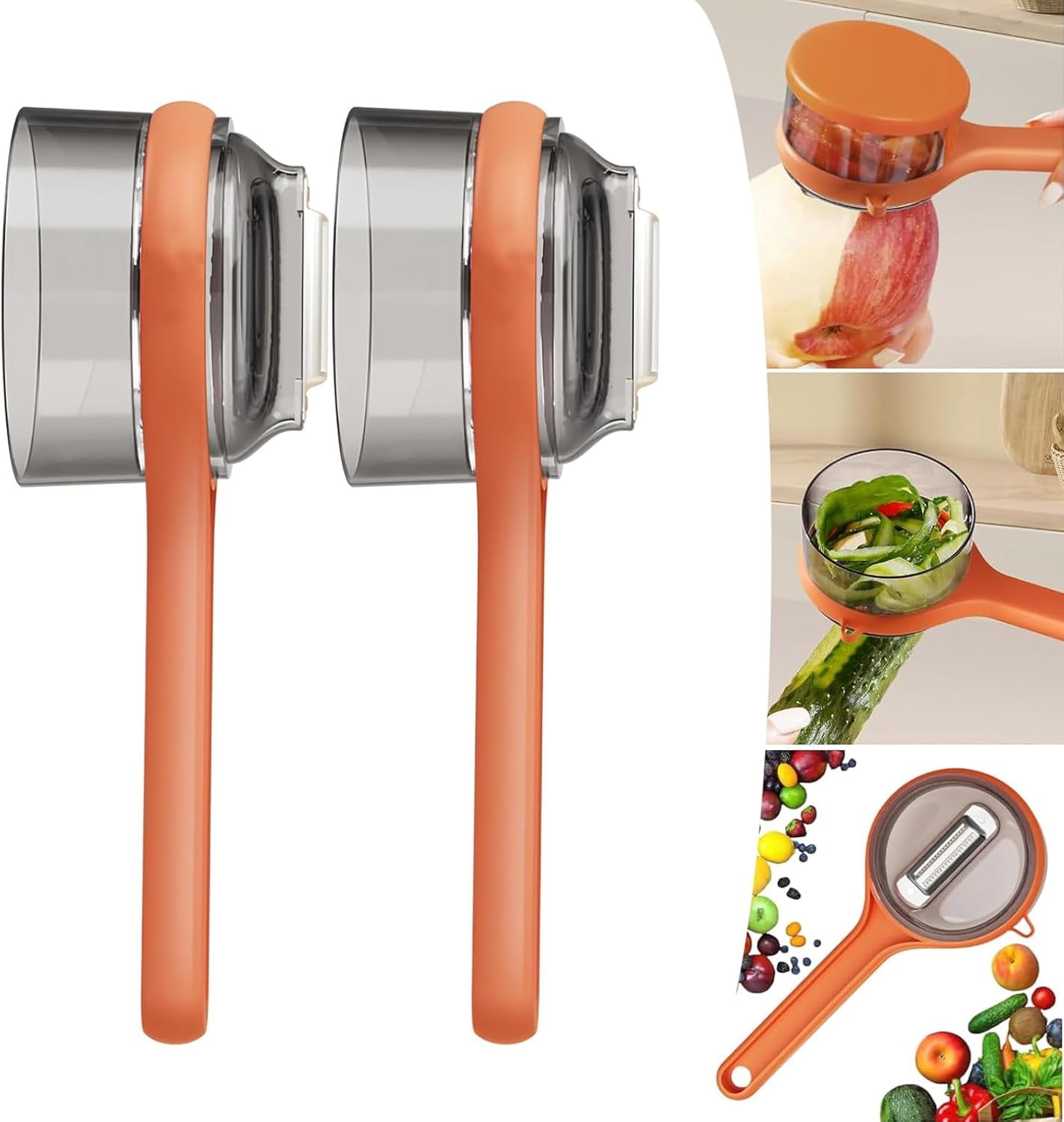 Double-Sided Stainless Steel Blade Peeling Knife With Storage Box ...