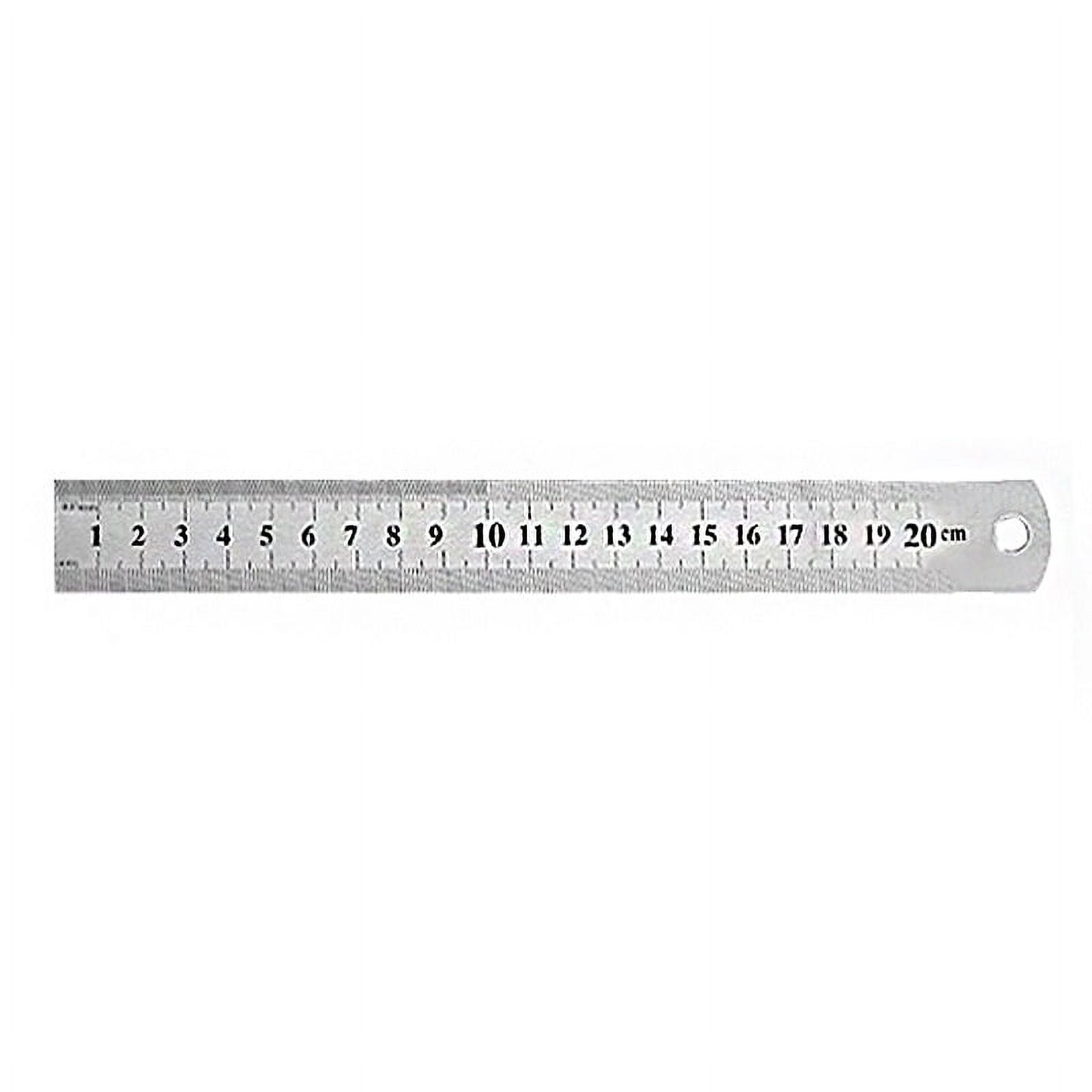 Double Sided Stainless Steel Straight Ruler Metal Scale Precision ...
