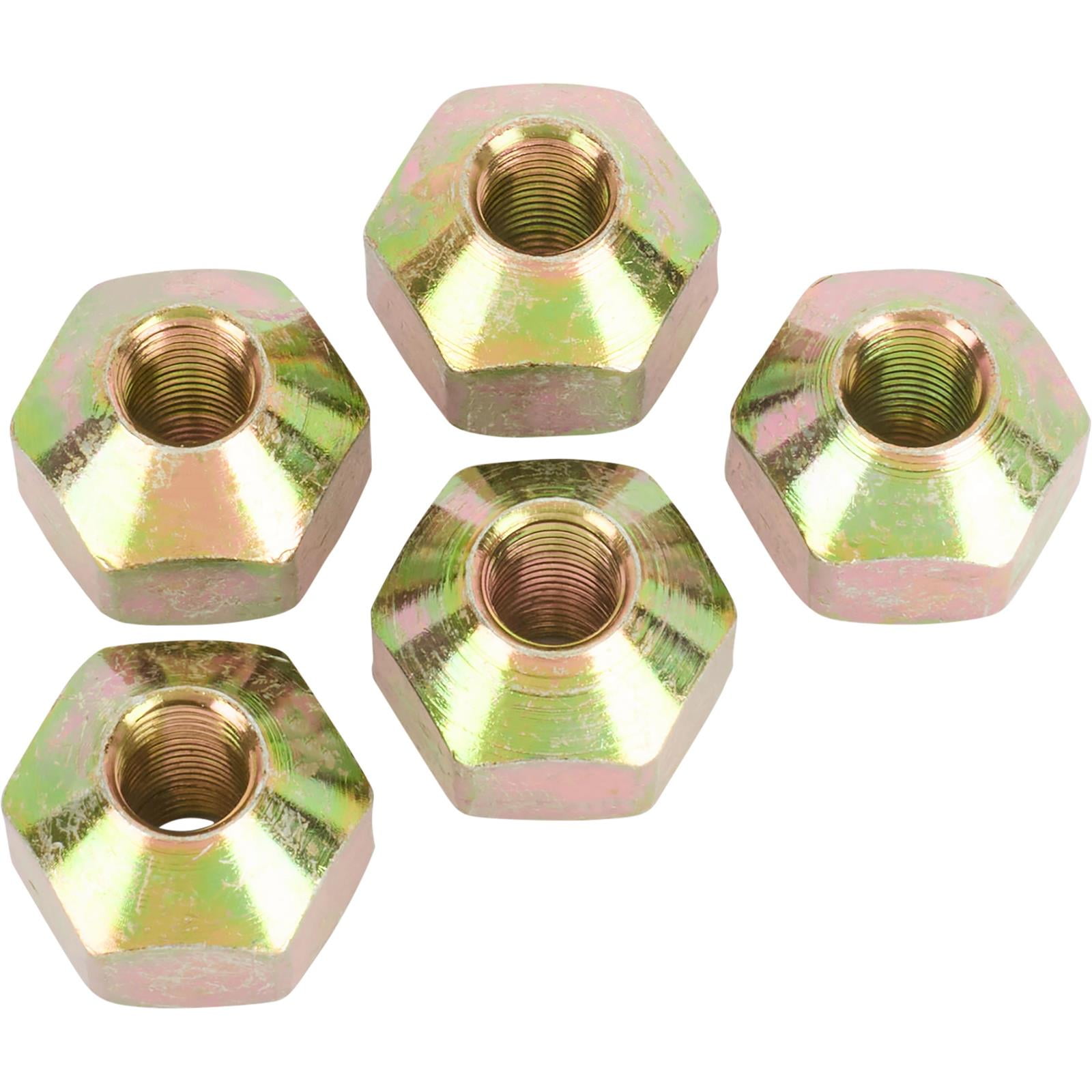 Double Sided Steel Lug Nut 7/16 RH Fine Thread, Double Taper, 5pc ...