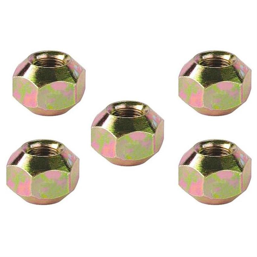 Double Sided Steel Lug Nuts, 1/2 Inch RH Fine Thread, 5/Pack - Walmart ...