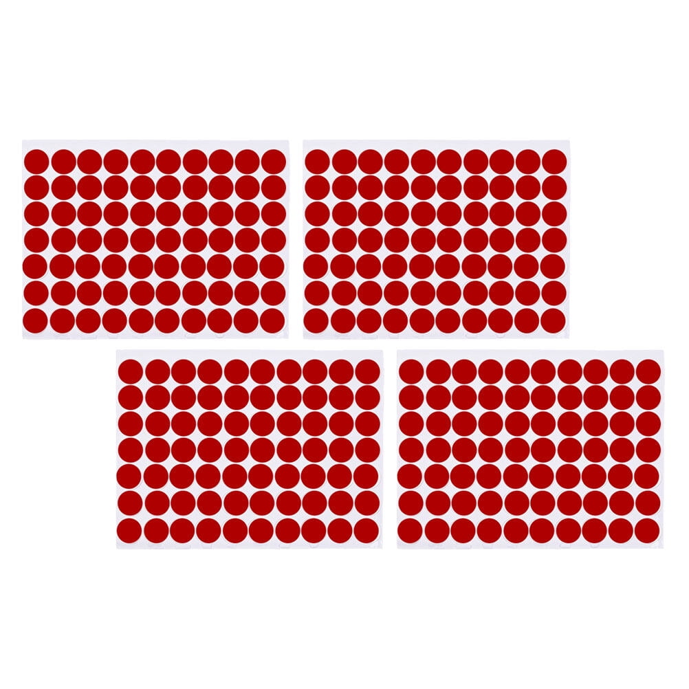 WRISTBIQUE 280Pcs Red Double Sided Adhesive Sticking Tape Pads Easy Cut ...