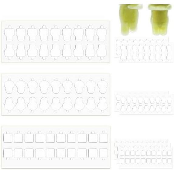 Double Sided Sticky Dots for Smiski, 132PCS Stickers for Smiski Hippers ...