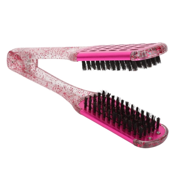 Double Sided Hair Straightening Brush