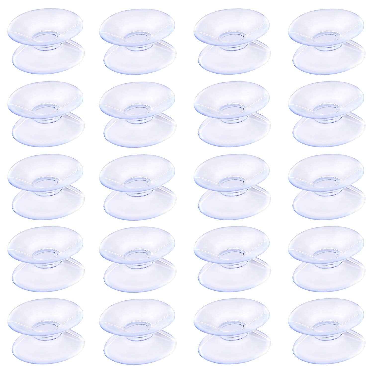 Double Sided Suction Cups Clear Pvc Plastic, Shock Absorbers Non-Porous ...