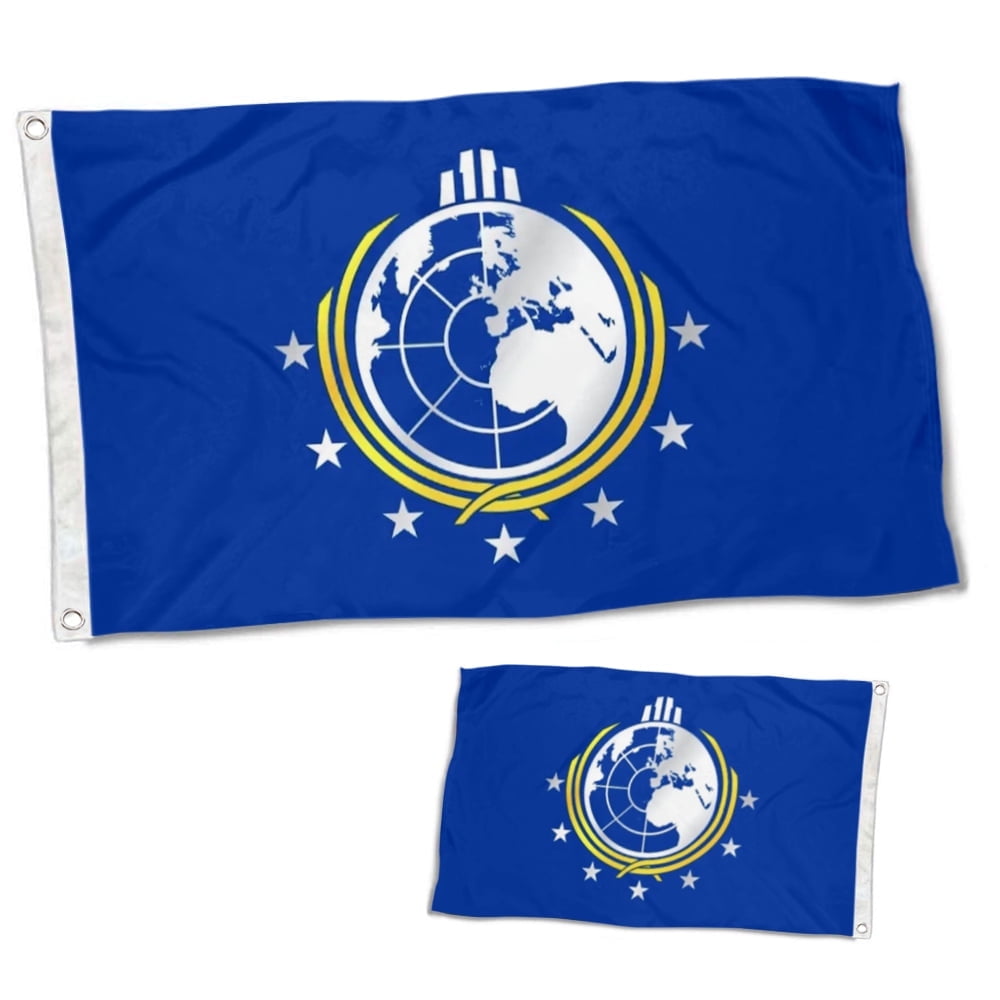 Double Sided Super Earth Flag Banner with Brass Grommets 3x5 Feet ...