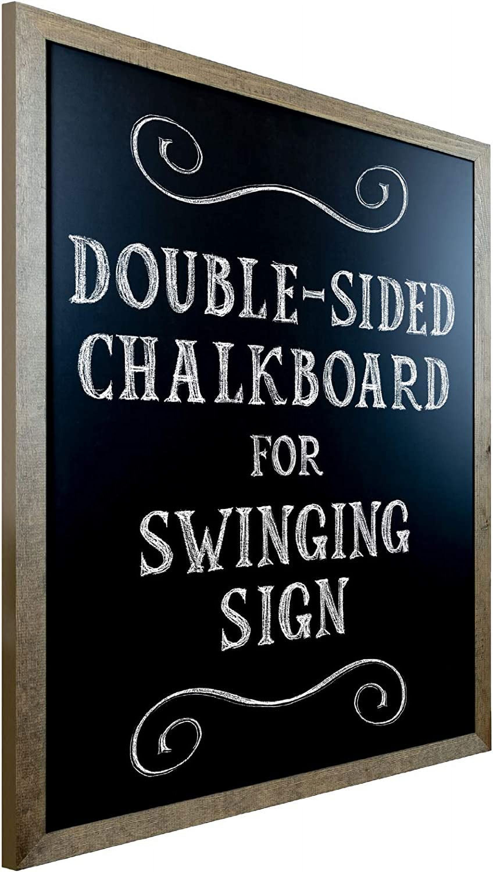 Double Sided Swinging Chalkboard - 21" x 30" Replacement Component ...