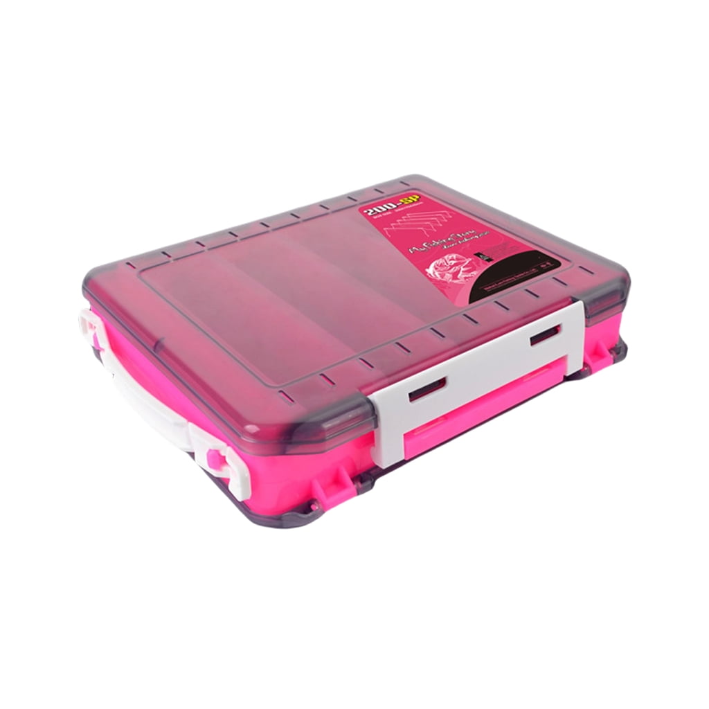 Double Sided Tackle Carrying Case, Large Clear Fishing Lures Storage Box, Watertight Tackle ...