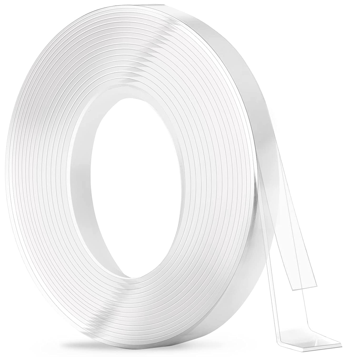 Double Sided Tape, 16.5ft x 0.5in x 0.04in Clear Sticky Removable Tape ...
