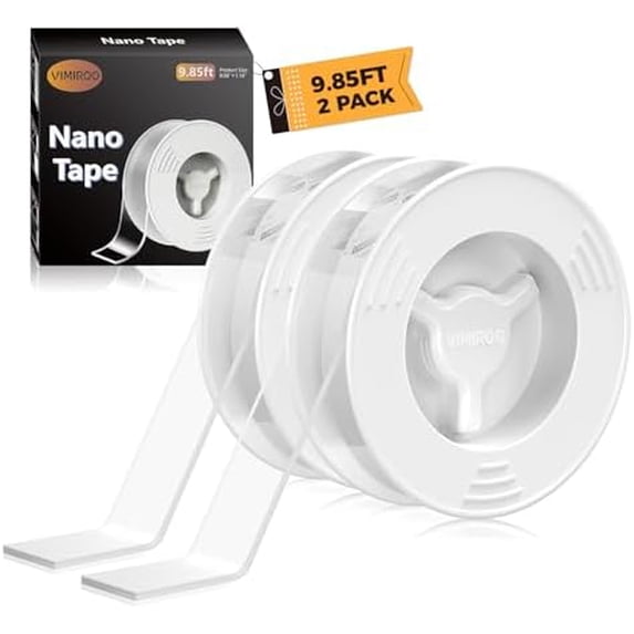 Double Sided Tape , 9.85FT Nano Tape Double Sided Mounting Tape ...