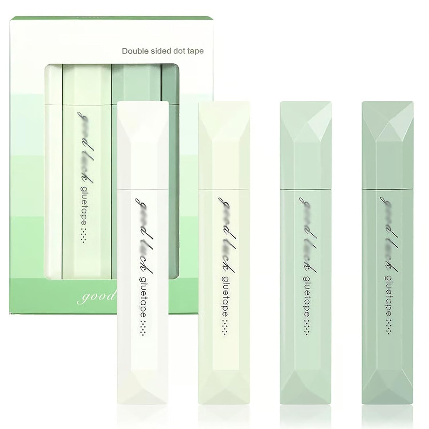 Double Sided Tape Pen, 4-Pack Gradient Colors Double Sided Tape Pens ...