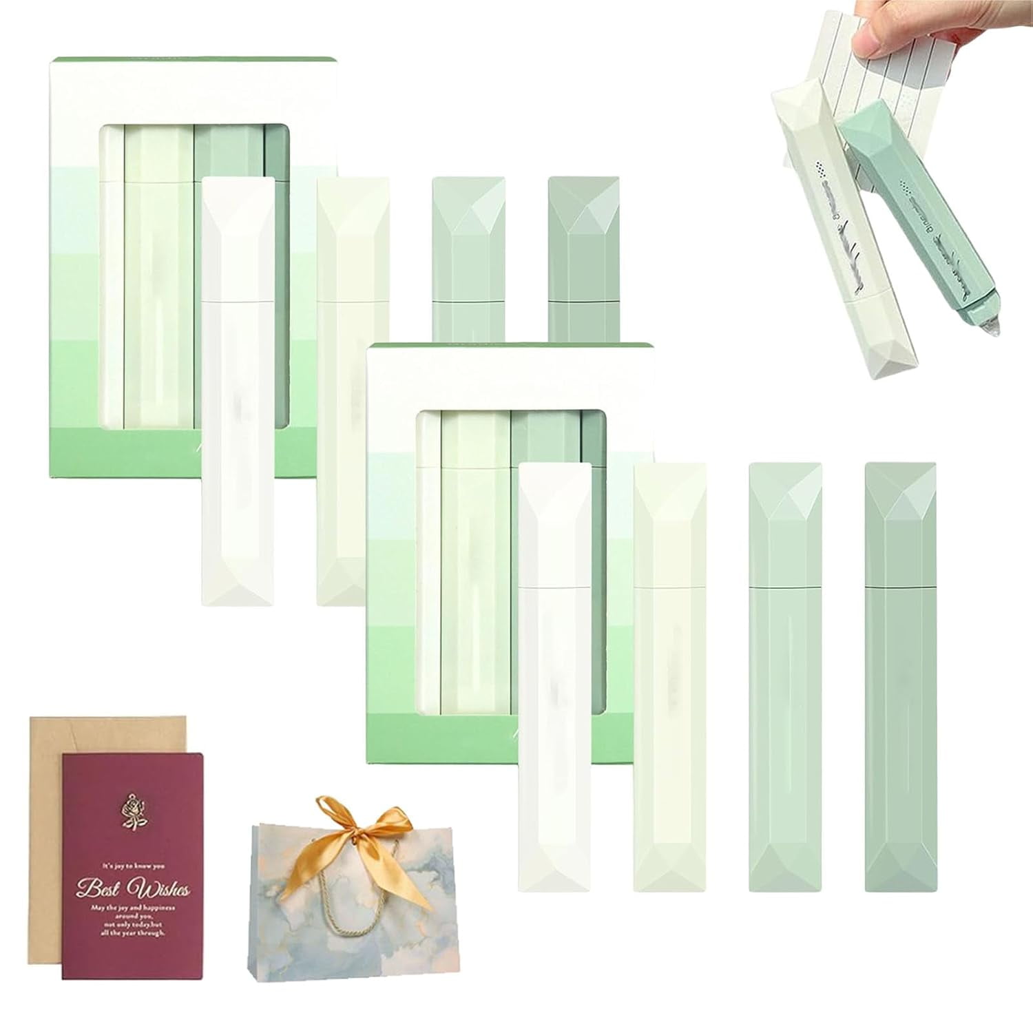 Double Sided Tape Pen, Gradient Color Double Sided Tape Pens for ...