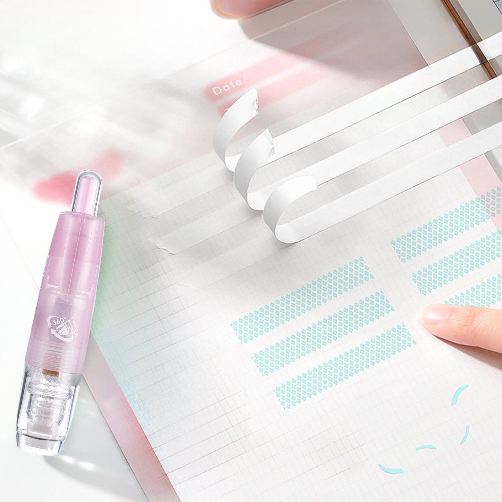 Double Sided Tape Pen | Push Button Correction Tape Style | High ...