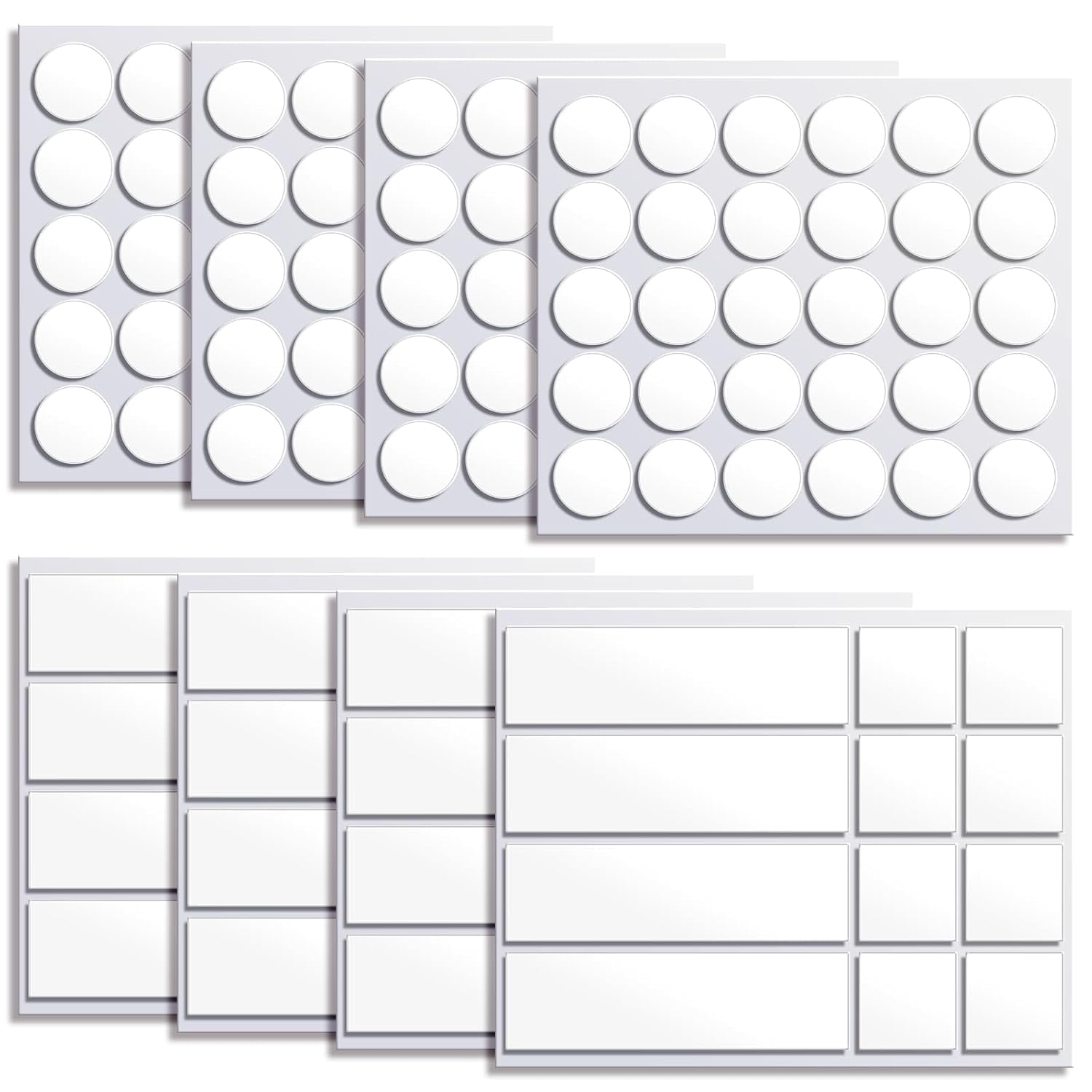 Double Sided Tape for Walls, Sticky Dots Stickers Removable Mounting ...