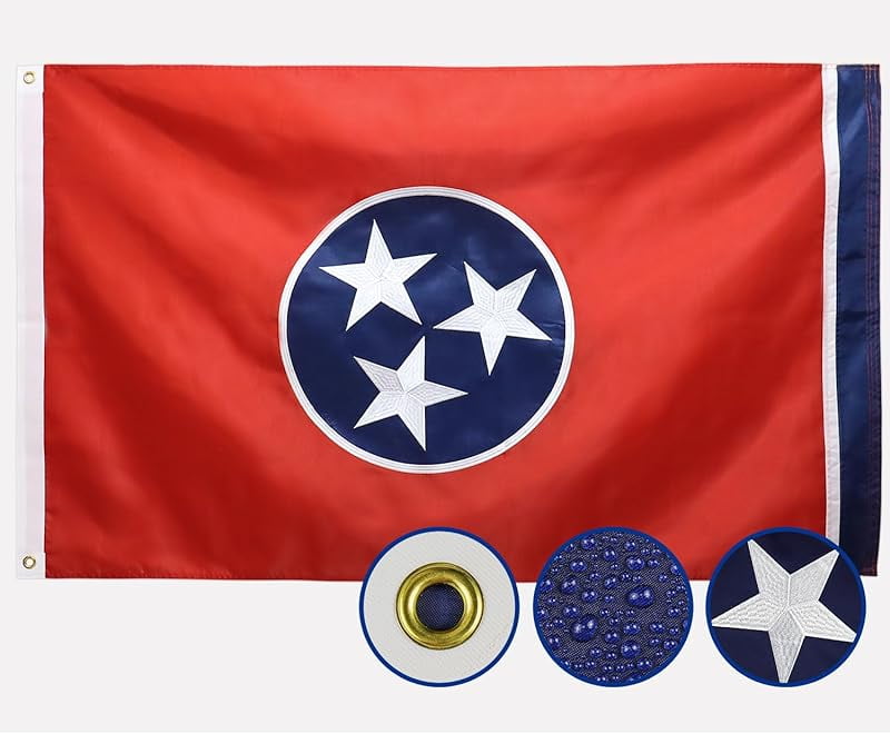 Double Sided Tennessee State Flag 3x5 Outdoor The Longest Lasting TN ...