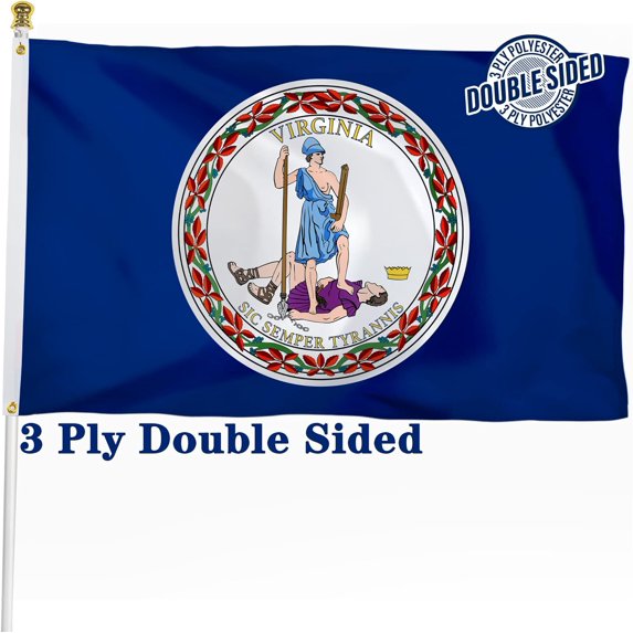 Double Sided Tennessee State Flag 3x5 ft, Heavy Duty 3 Ply Durable ...